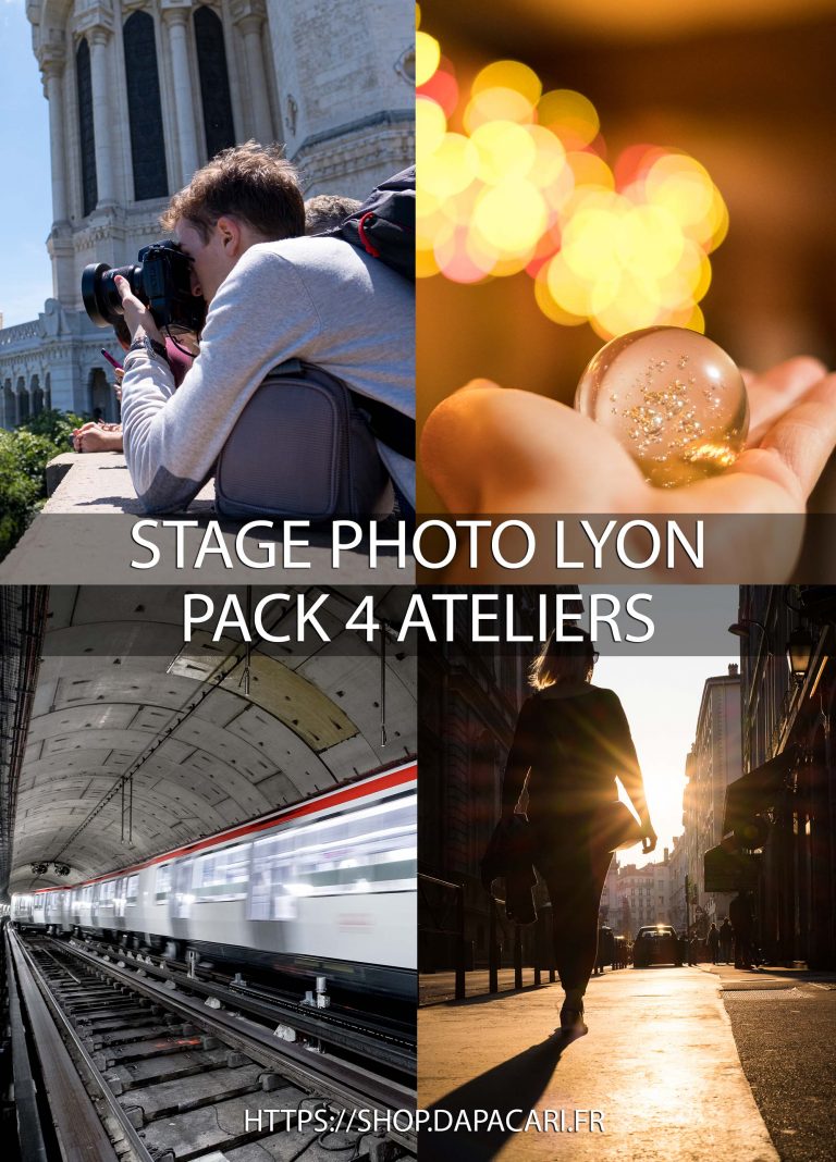 Stage photo Lyon : Pack complet 4 ateliers débutants - Dapacari ...